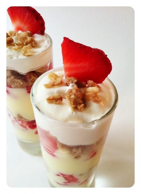 This low FODMAP Custard Parfait recipe is a quick and easy dessert that ...