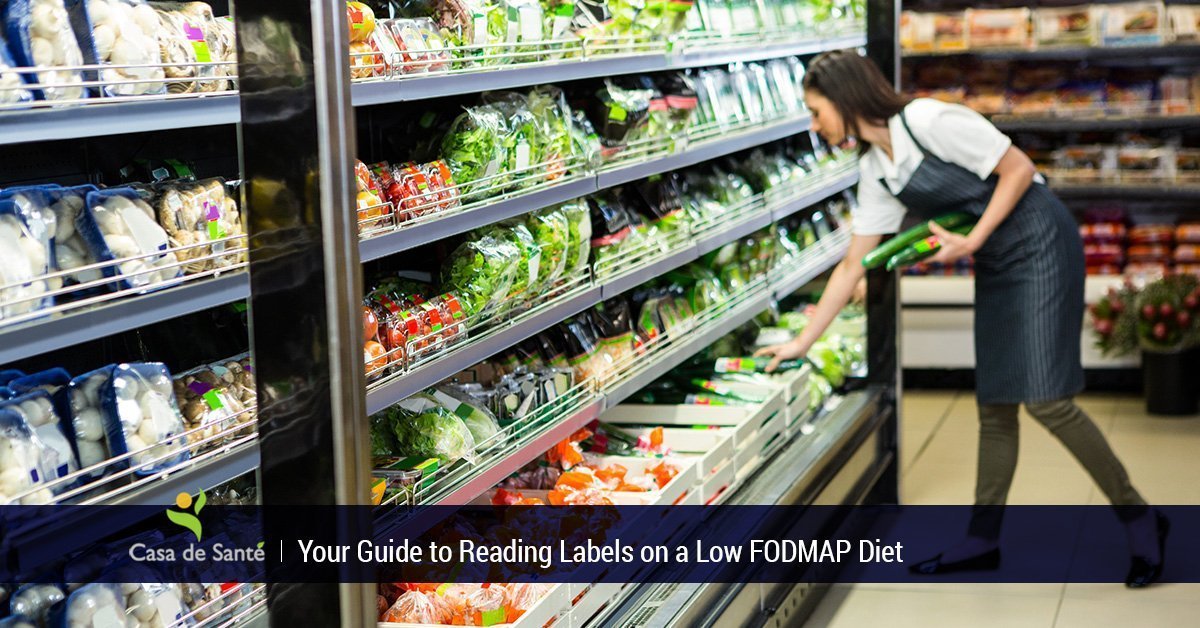 Reading labels is essential when you're on a low FODMAP diet.