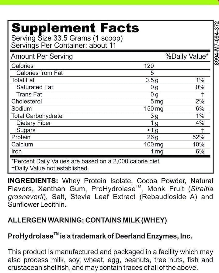 Ultra-Pure Muscle Defense Whey Isolate (MD PhD Formulated) - Chocolate